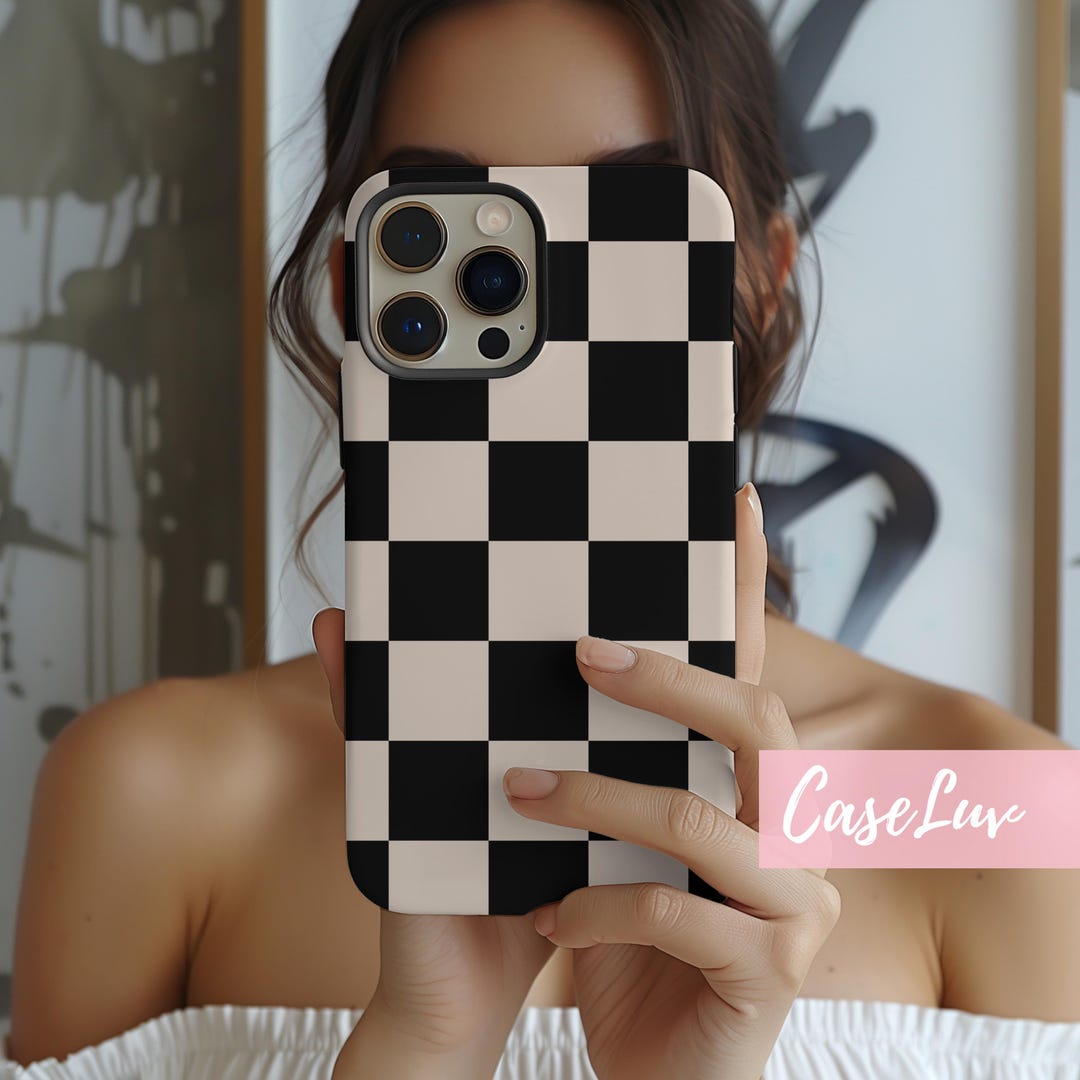 Checkered Phone Case for Magsafe iPhone 15 Pro Max iPhone 14 iPhone 13 ...