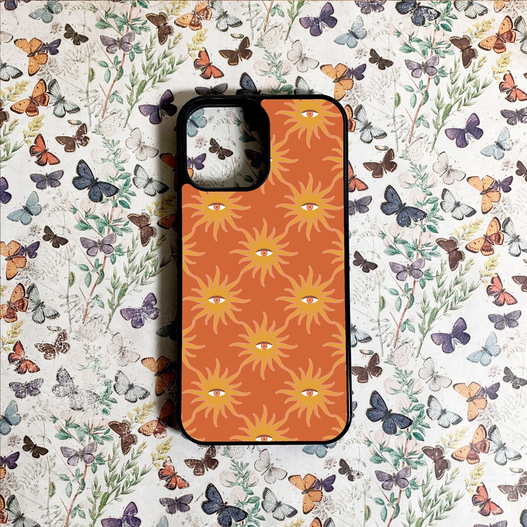 Retro Groovy Sun Eyes Boho 70s Vintage Style Phone Cases for Her ...