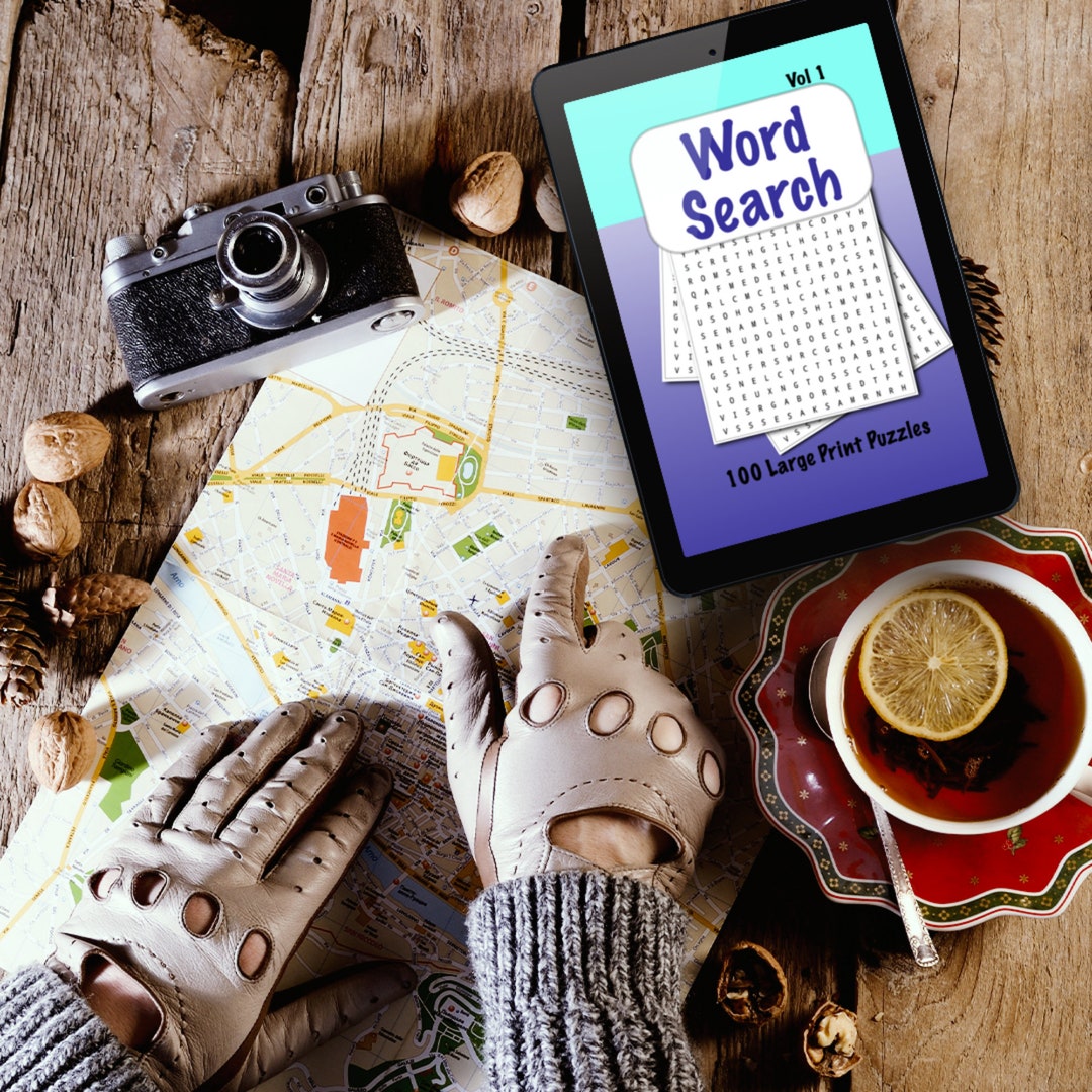 Word Search Puzzles vol.01 for Goodnotes, Notability, Printable, One ...