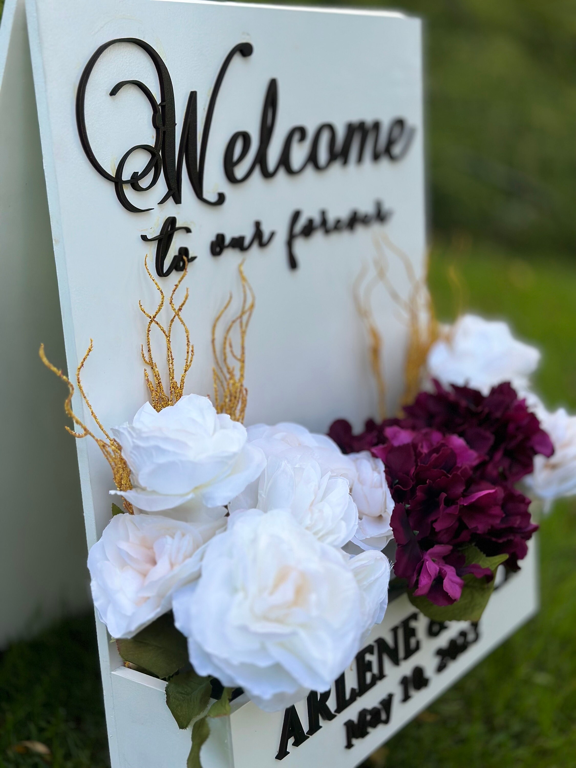 Wedding Flower Box - Wedding Sign, Wedding Flower Box Sign Baby Shower ...