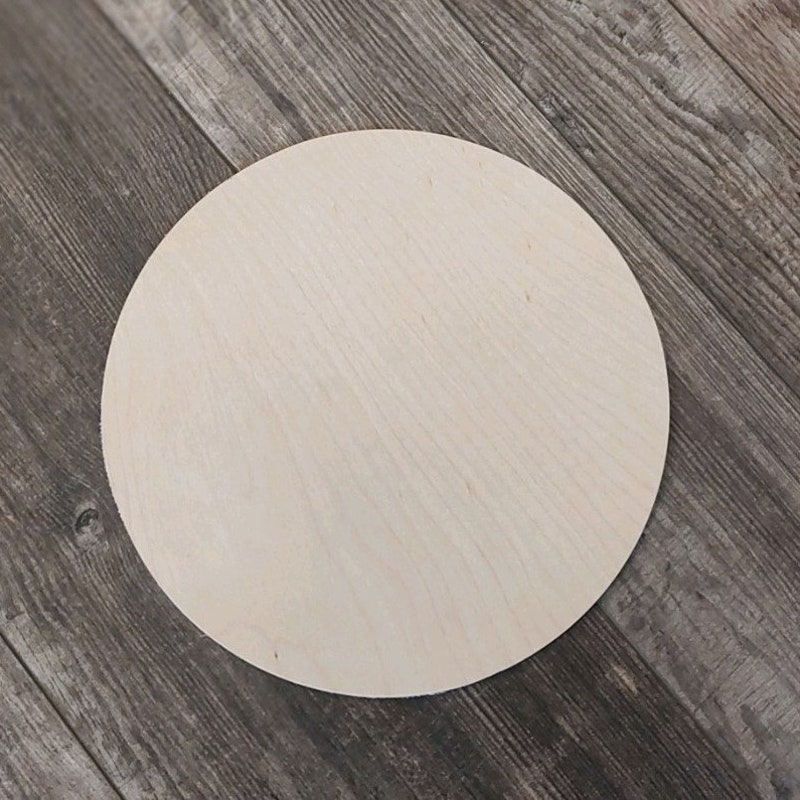 12 Inch Wood Circle - Etsy