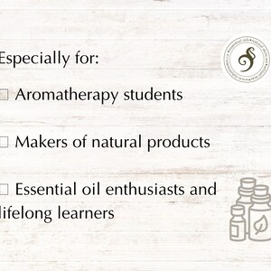 Essential Oil Profile Worksheet templates - Etsy