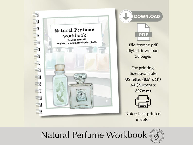 How to Make Your Own Natural Perfume: PDF Download and Print Workbook ...