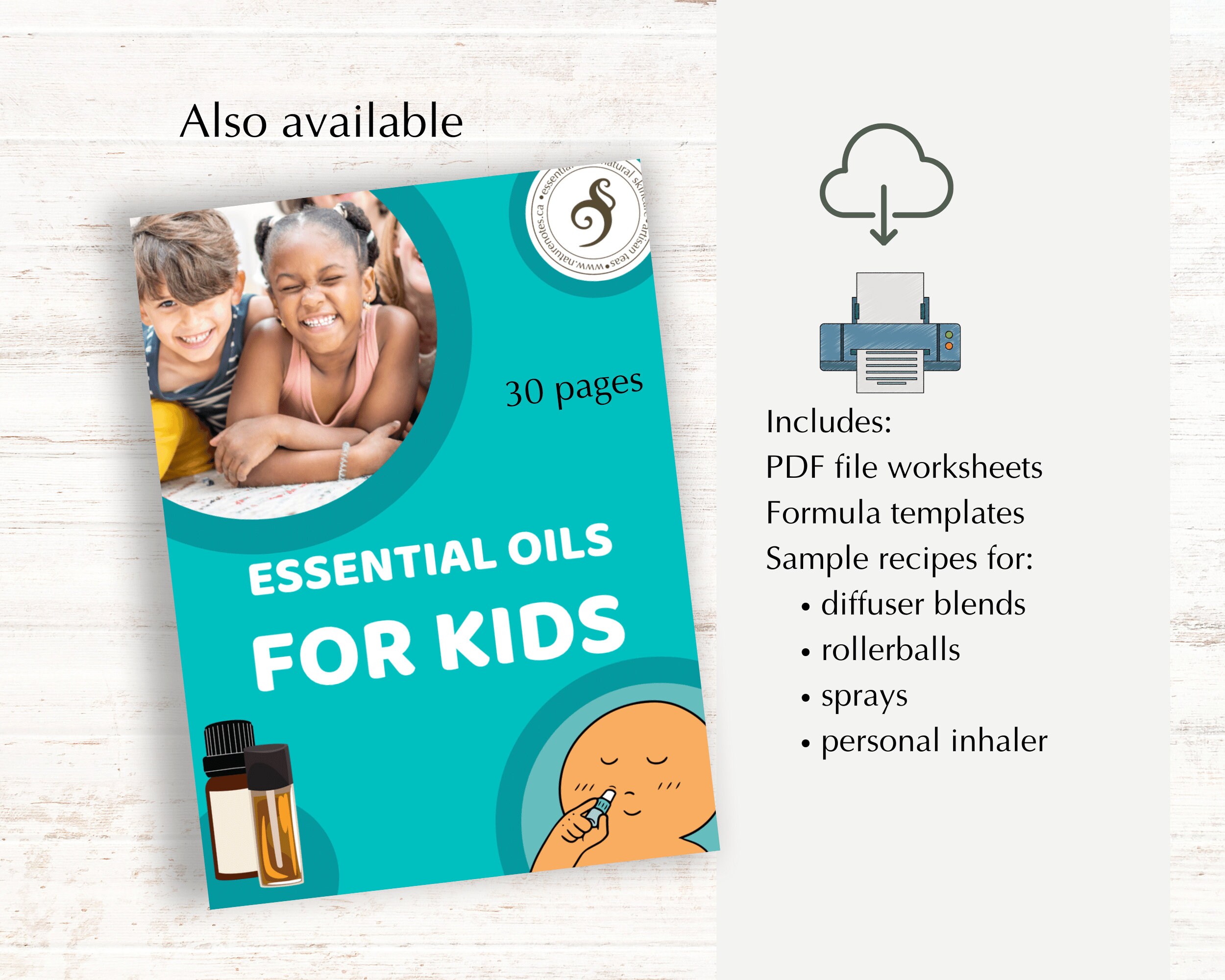 Essential Oil Memory Card Game Printable - Etsy