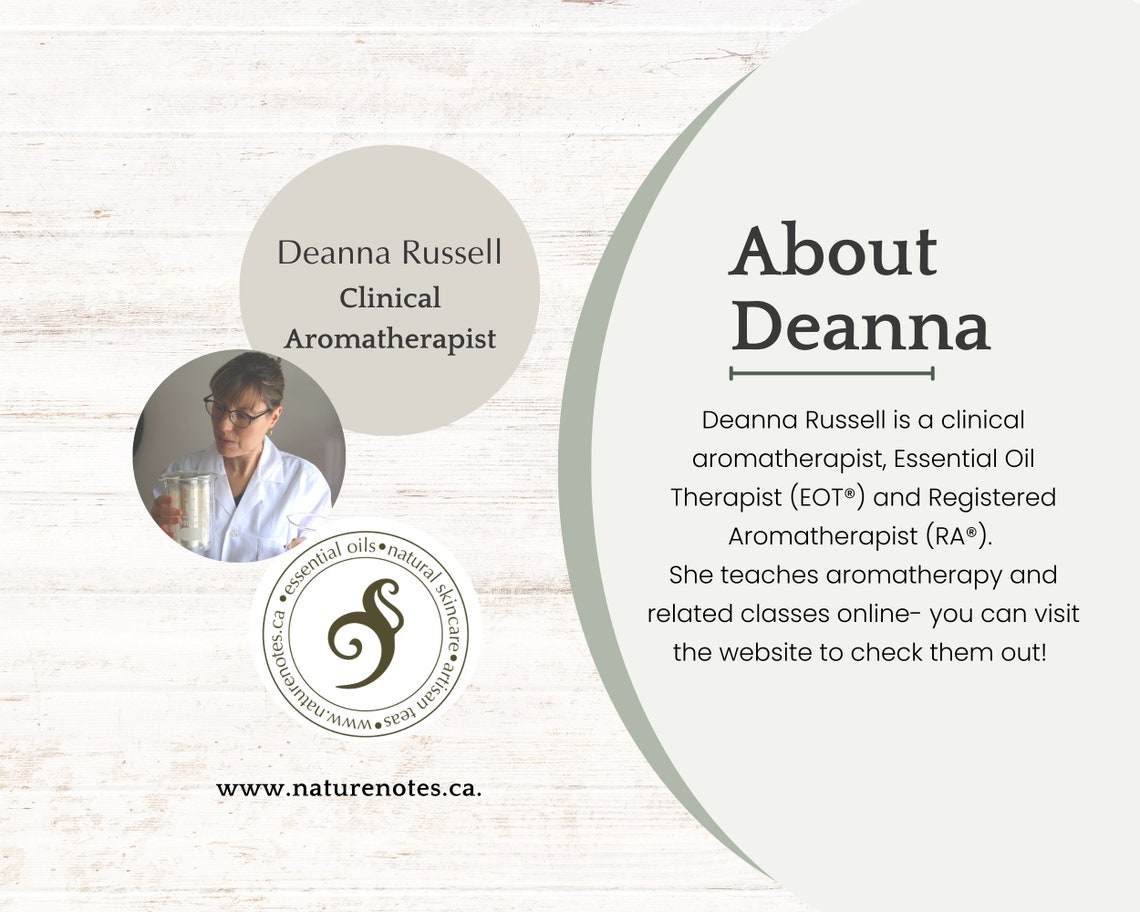 Essential Oil Profile Worksheet templates - Etsy