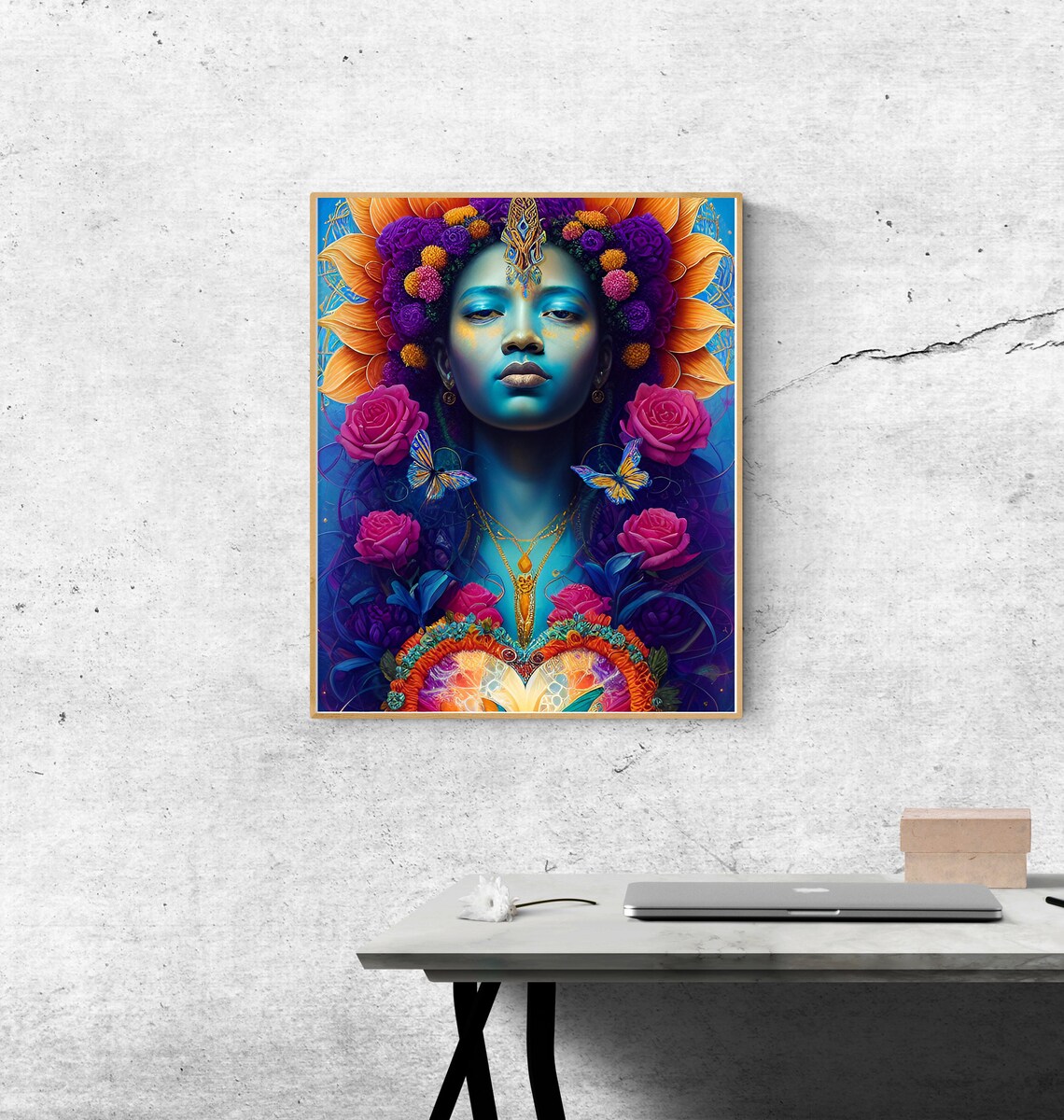Printable Art Floral Wall Art Set of 3 Colorful Aesthetic Room Decor ...