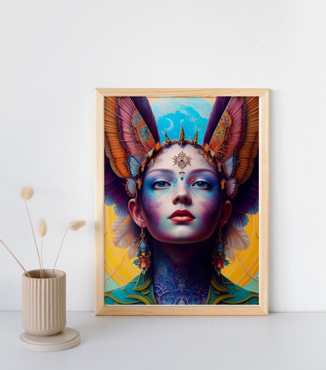Printable Art Floral Wall Art Set of 3 Colorful Aesthetic Room Decor ...