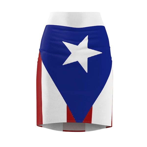 Puerto Rico Flag Skirt - Etsy