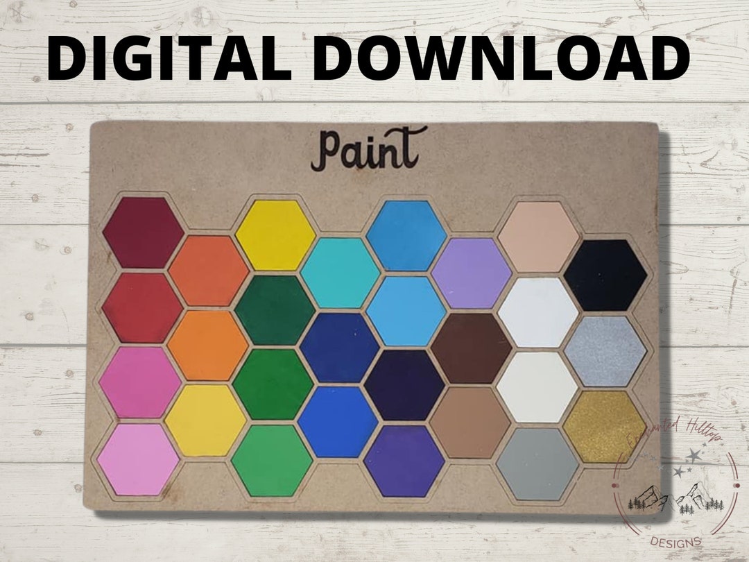 Paint Sample Board - DIGITAL FILE ONLY - Etsy
