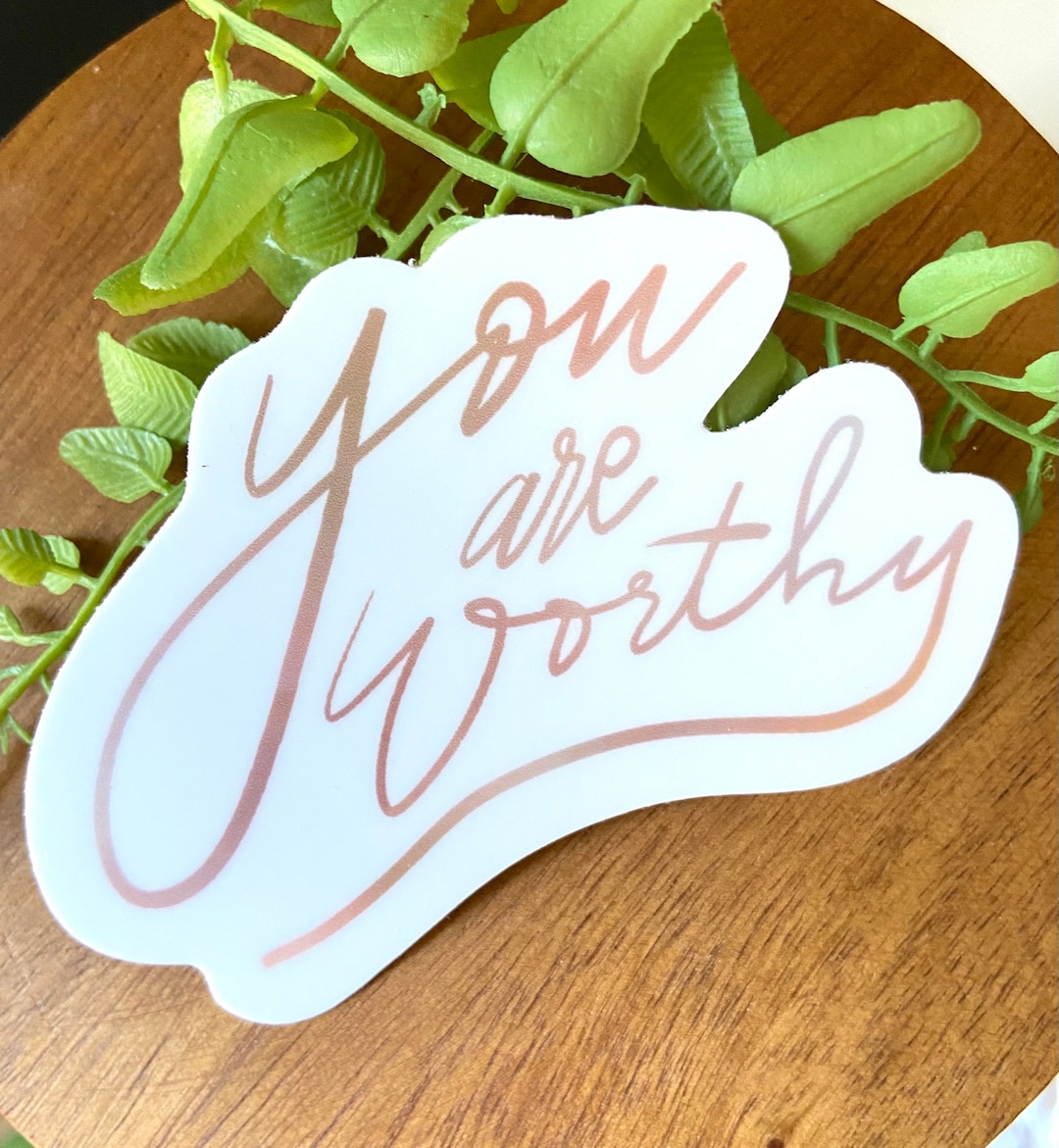 You Are Worthy Sticker - Etsy