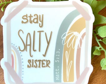 Stay Salty Sticker - Etsy