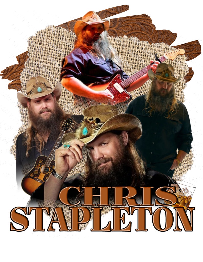 Chris Stapleton DTF Fan Art Template - Etsy