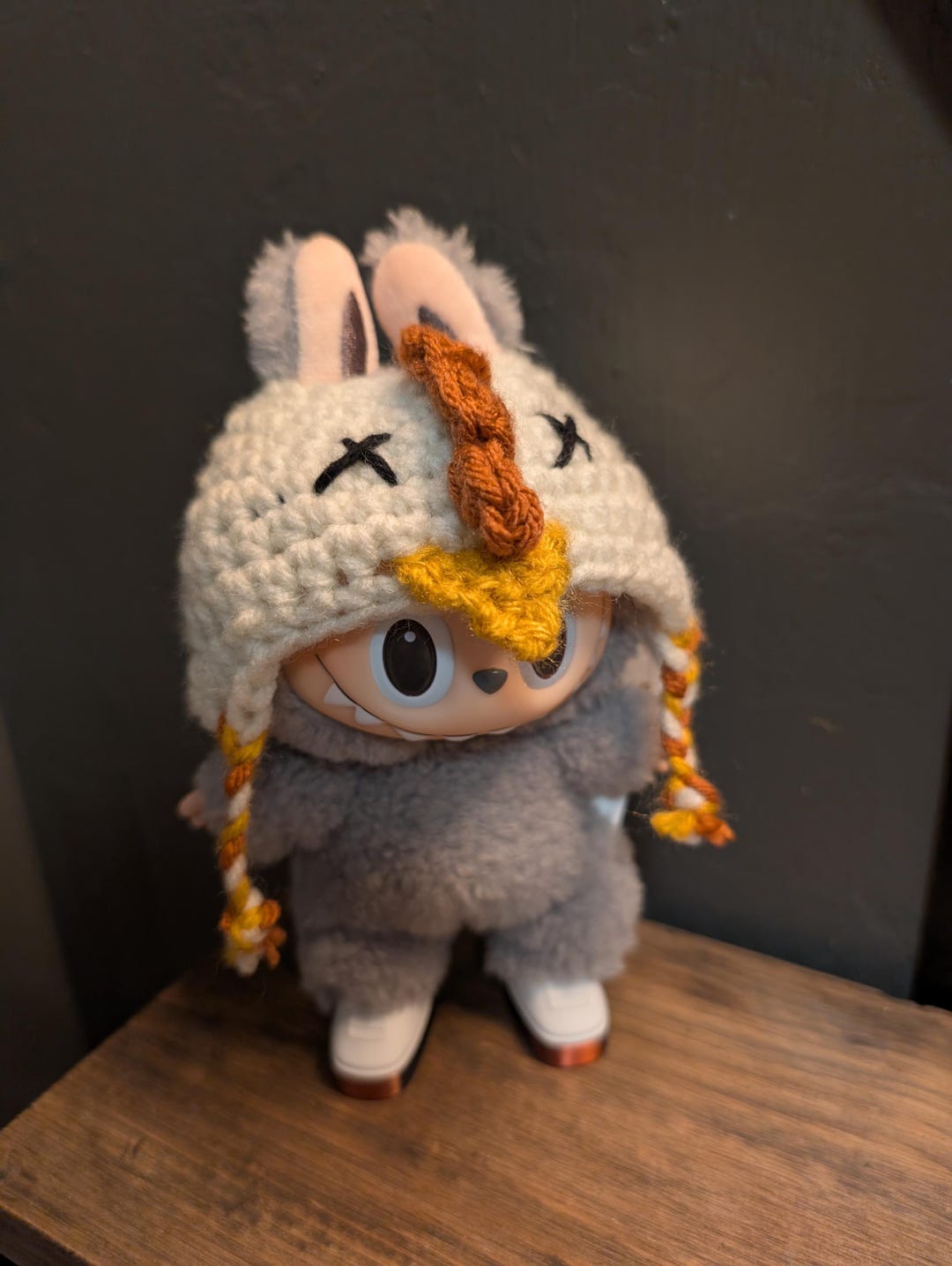 Labubu Crochet PATTERN Mini Chicken Hat Hook&punch - Etsy