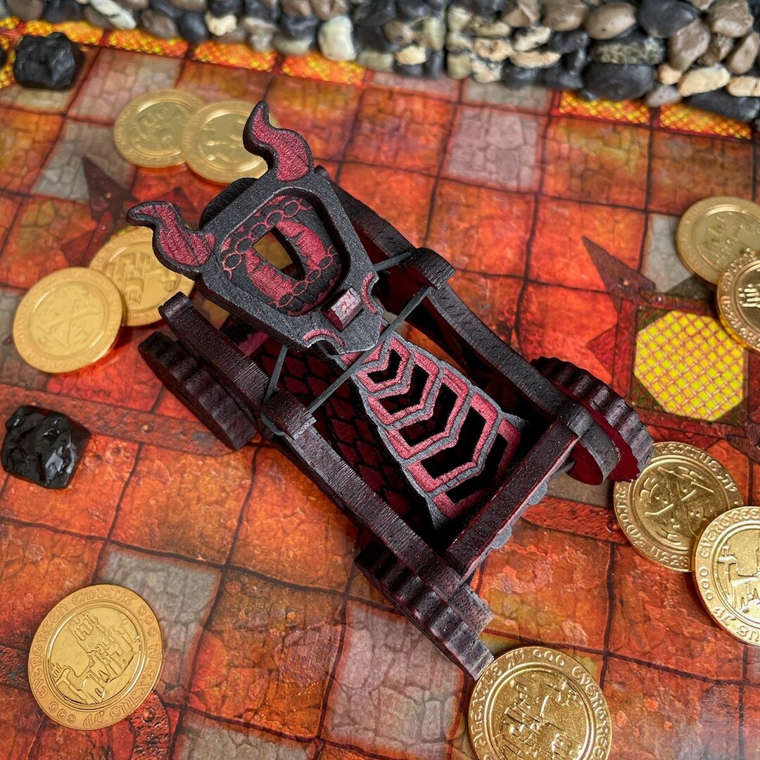 Dice Catapult Dragon Flipper Tabletop Games DND Dungeons and Dragons - Etsy