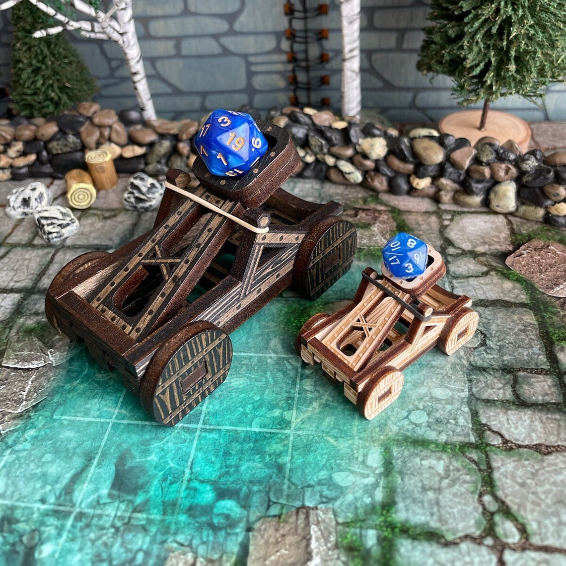 Micropult Mini Dice Catapult DND Pathfinder Dice - Etsy