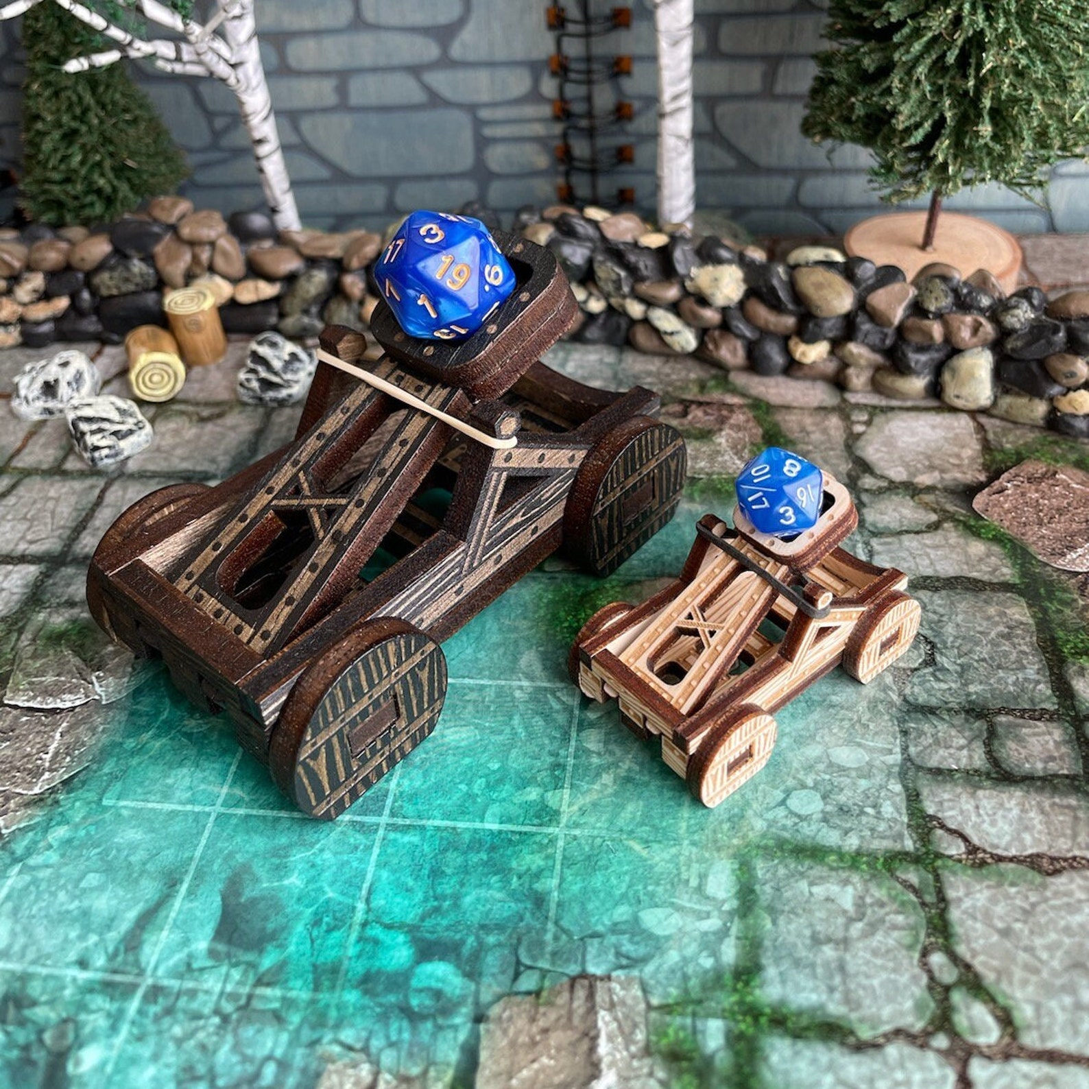 Micropult Mini Dice Catapult DND Pathfinder Dice - Etsy