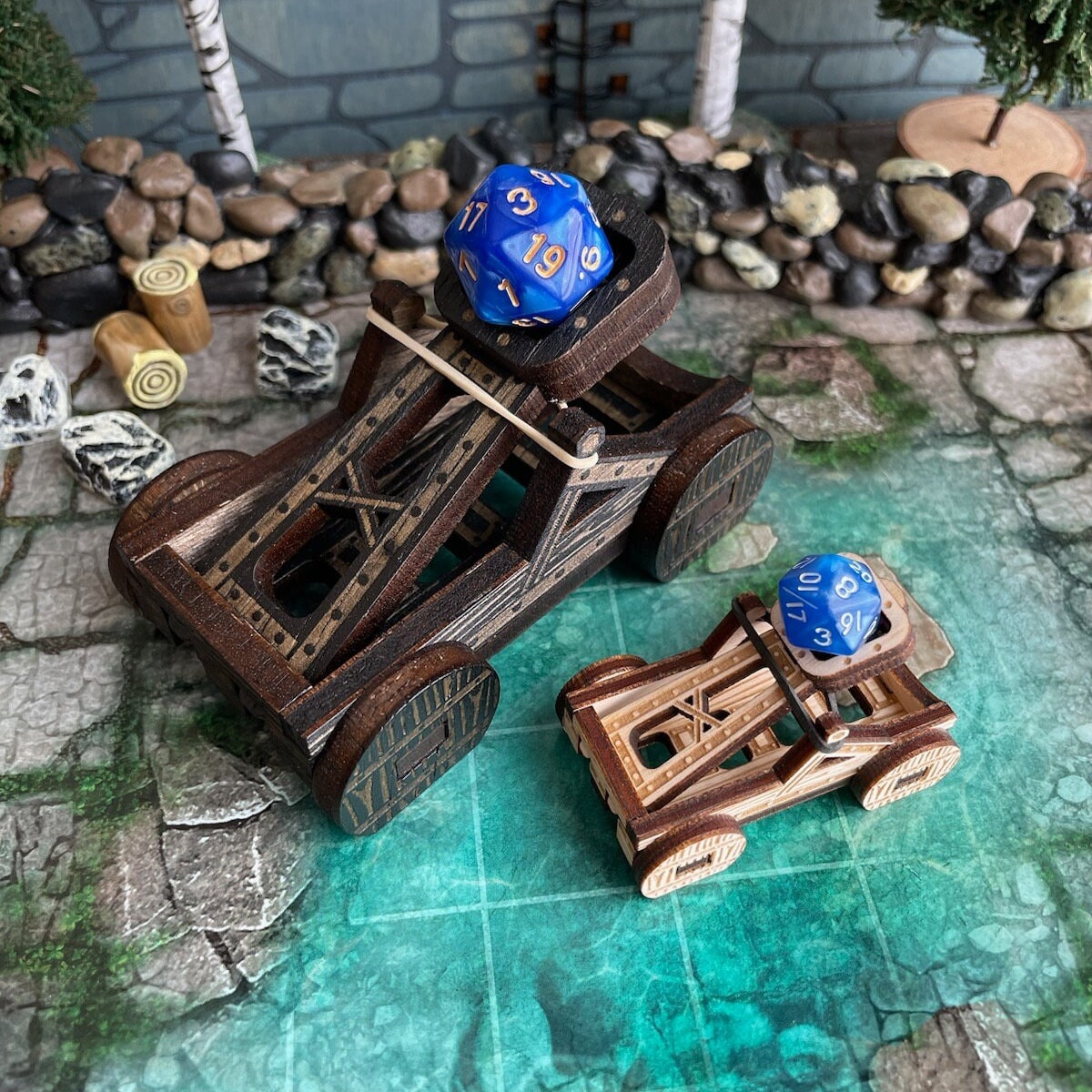 Micropult Mini Dice Catapult DND Pathfinder Dice - Etsy