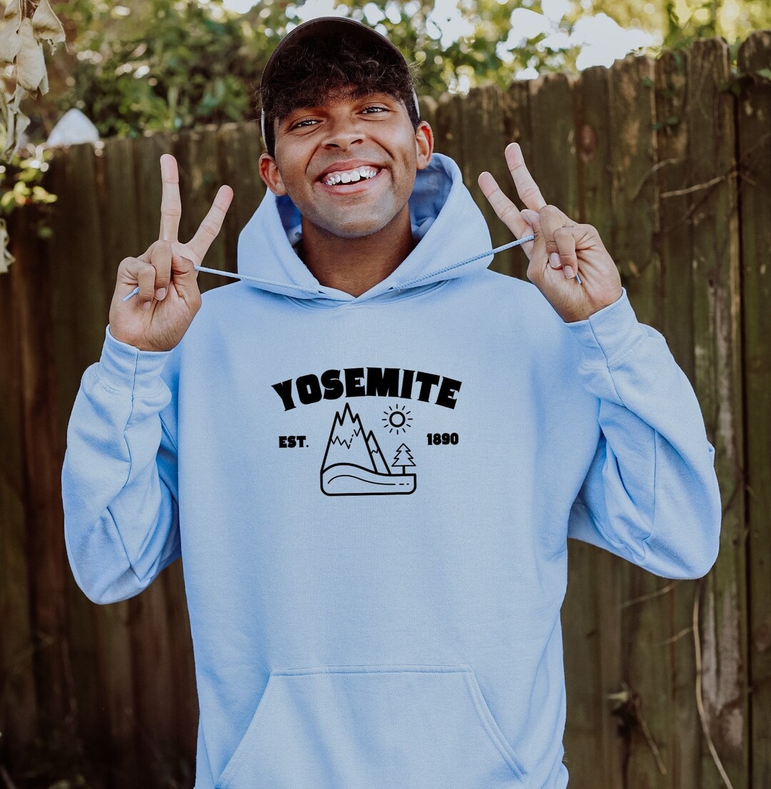 Yosemite National Park Hoodie/ Vintage Yosemite Hoodie/ Yosemite Hoodie ...