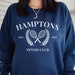 Hamptons Sweatshirt/ Hamptons Hoodie/ Vintage Hamptons Sweater/ Tennis ...