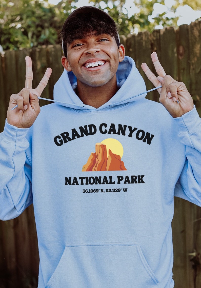 Grand Canyon Hoodie/ National Park Hoodies/ Grand Canyon Gifts/ Vintage ...
