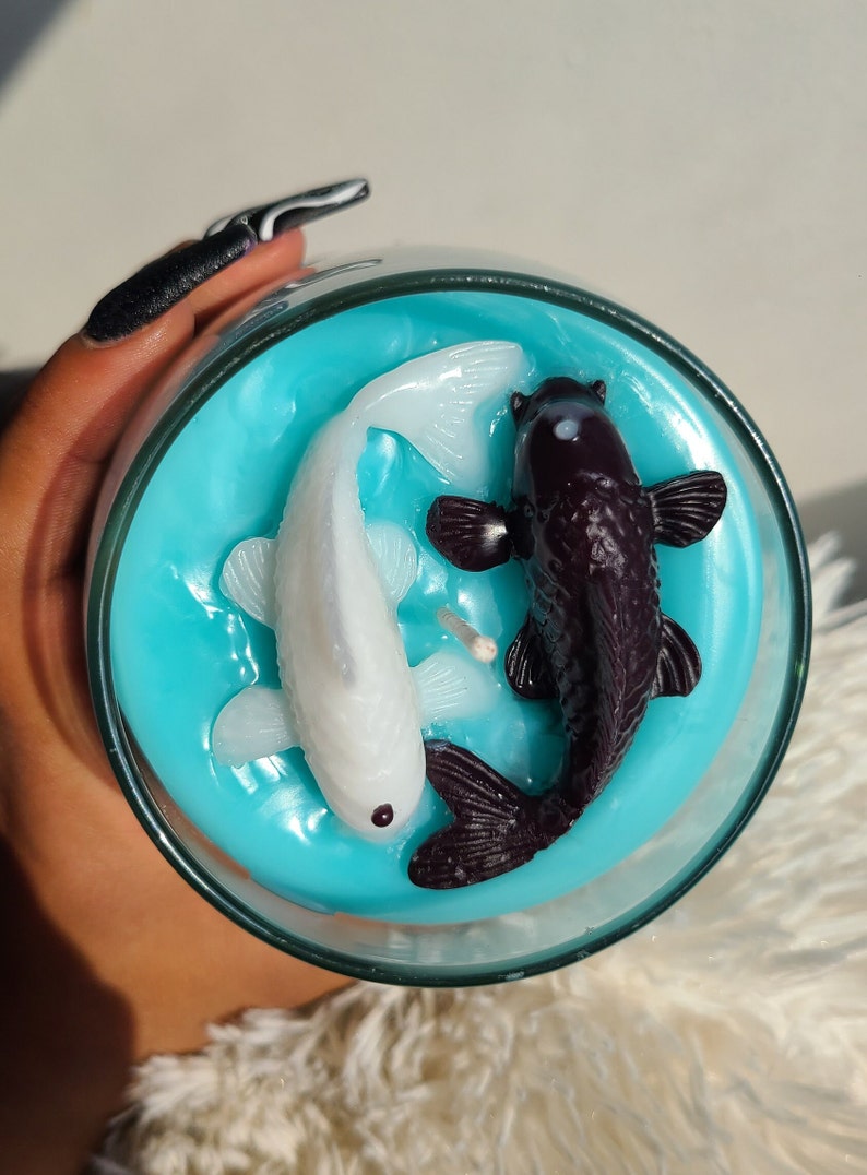 Ocean and Moon Spirit | Avatar the Last Air Bender | Koi Fish Candle ...