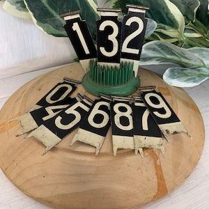 Vintage Metal Cash Register Numbers, Metal Numbers, Farmhouse Decor - Etsy