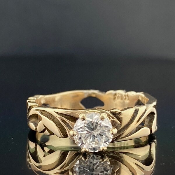 Organic Diamond Ring - Etsy