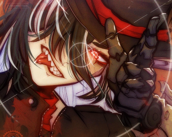 Chuuya Print | BSD Fan Art - Etsy Canada