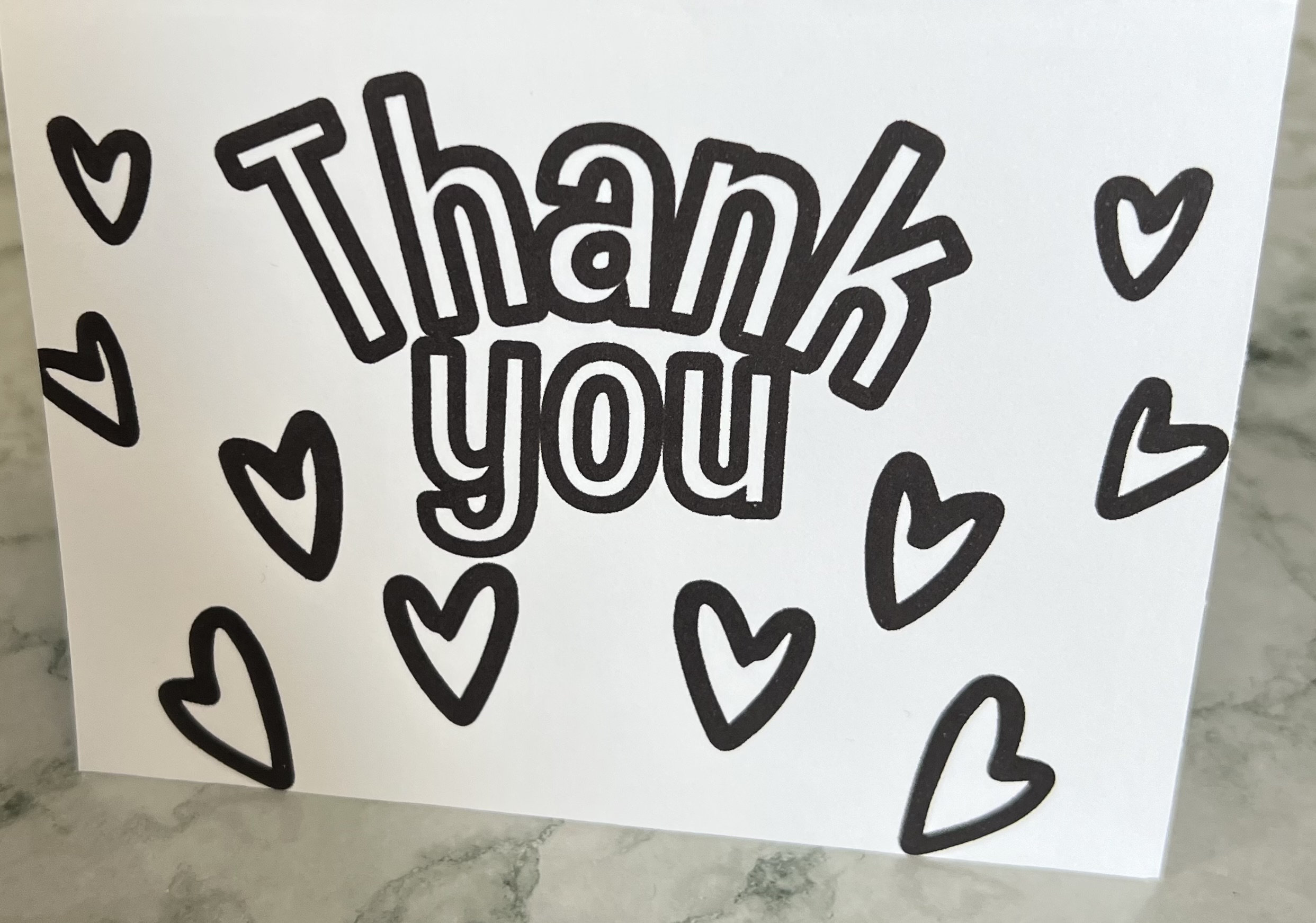 Printable Coloring Thank You Cards for Kids Digital Download - Etsy