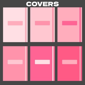 Pink Note Taking Template Bundle With Covers and Stickers / Goodnotes ...