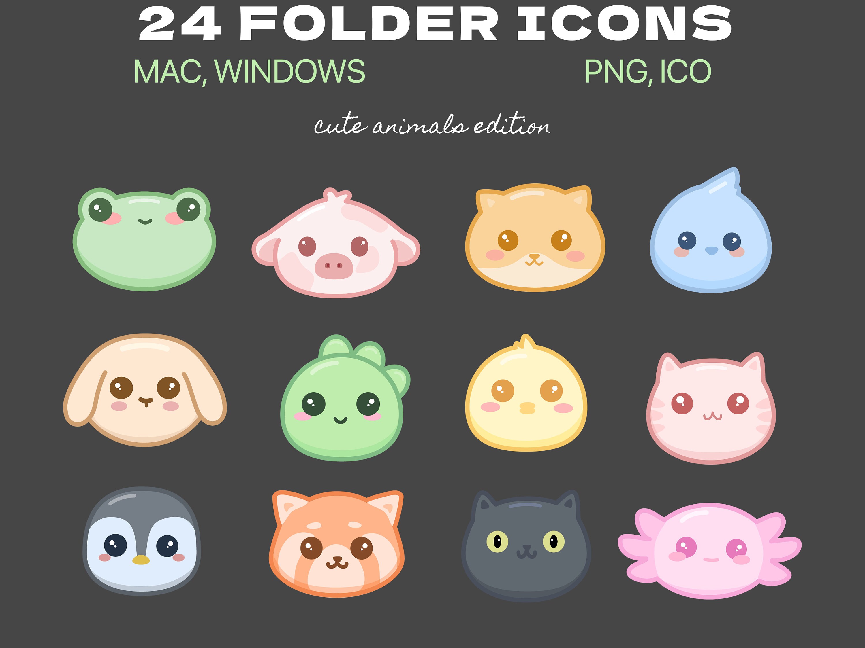 Animal Mac Folder Icons