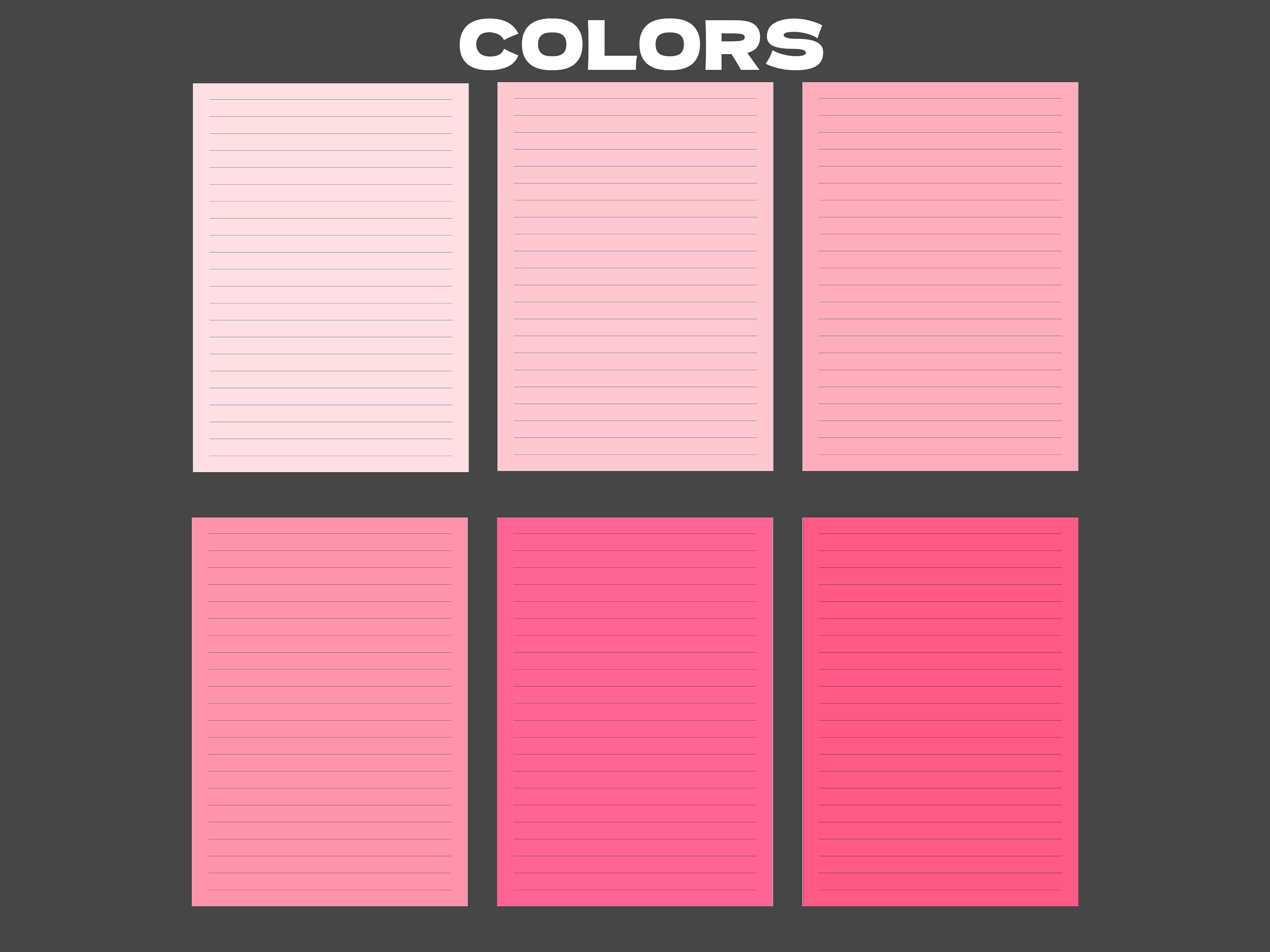 Pink Note Taking Template Bundle With Covers and Stickers / Goodnotes ...