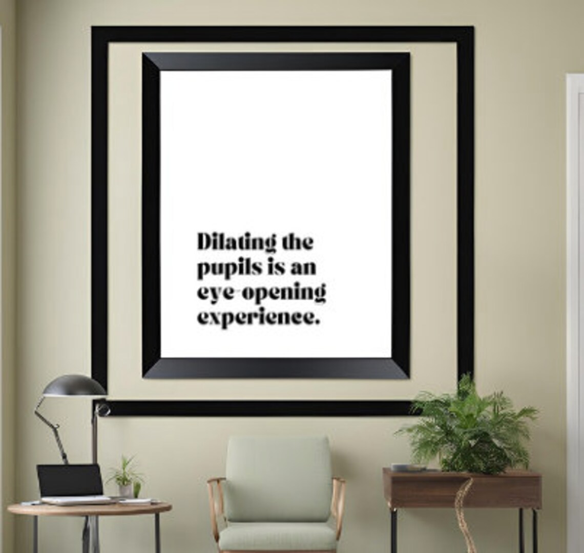 Funny Optometrist's Office Decor, 12 Medical Jokes/puns, Eye Doctor ...