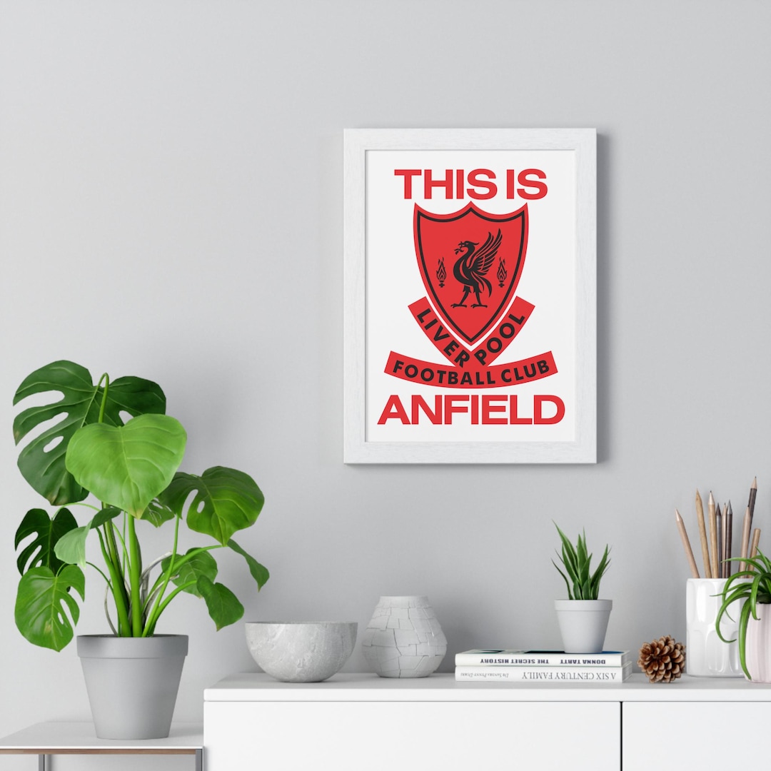 Printable Anfield Stadium Poster, Liverpool FC Poster Print, Football ...