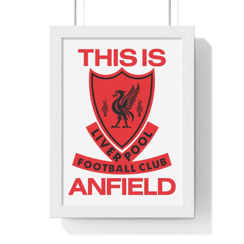 Printable Anfield Stadium Poster, Liverpool FC Poster Print, Football ...