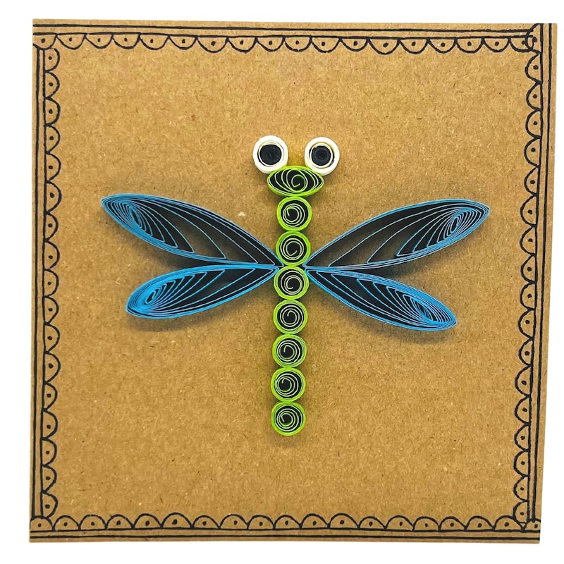 Quilled Dragonfly - Etsy