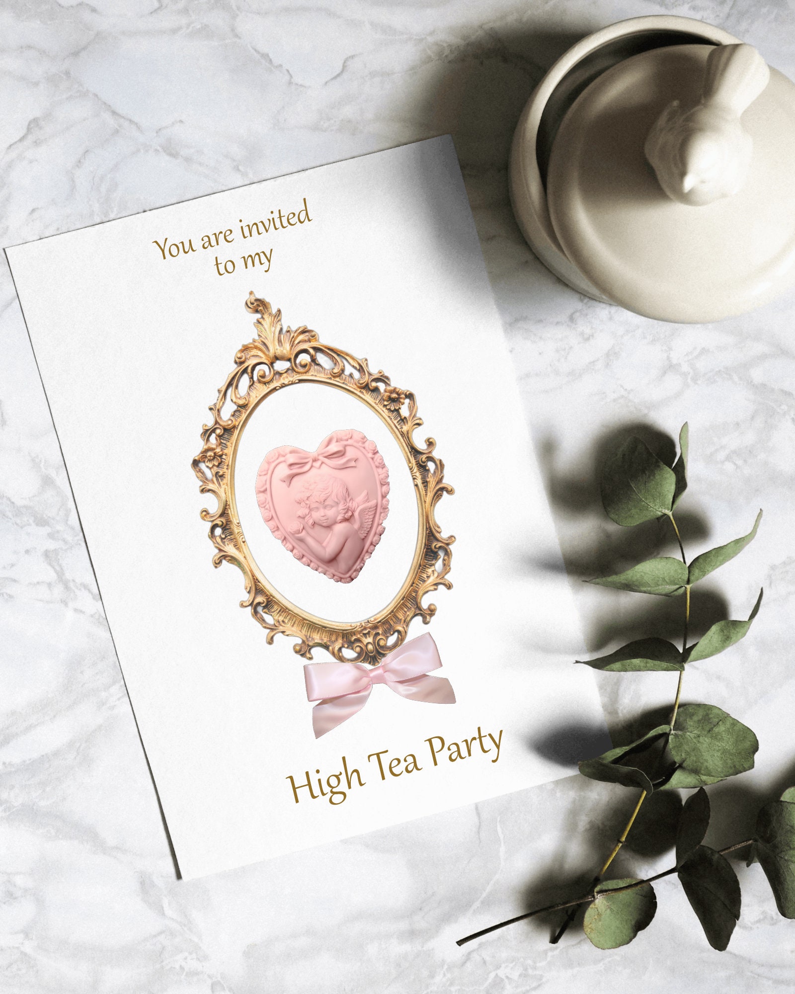 Tea Clipart, Tea Party Separate Images, Tea Set Clipart, Pink Clipart ...