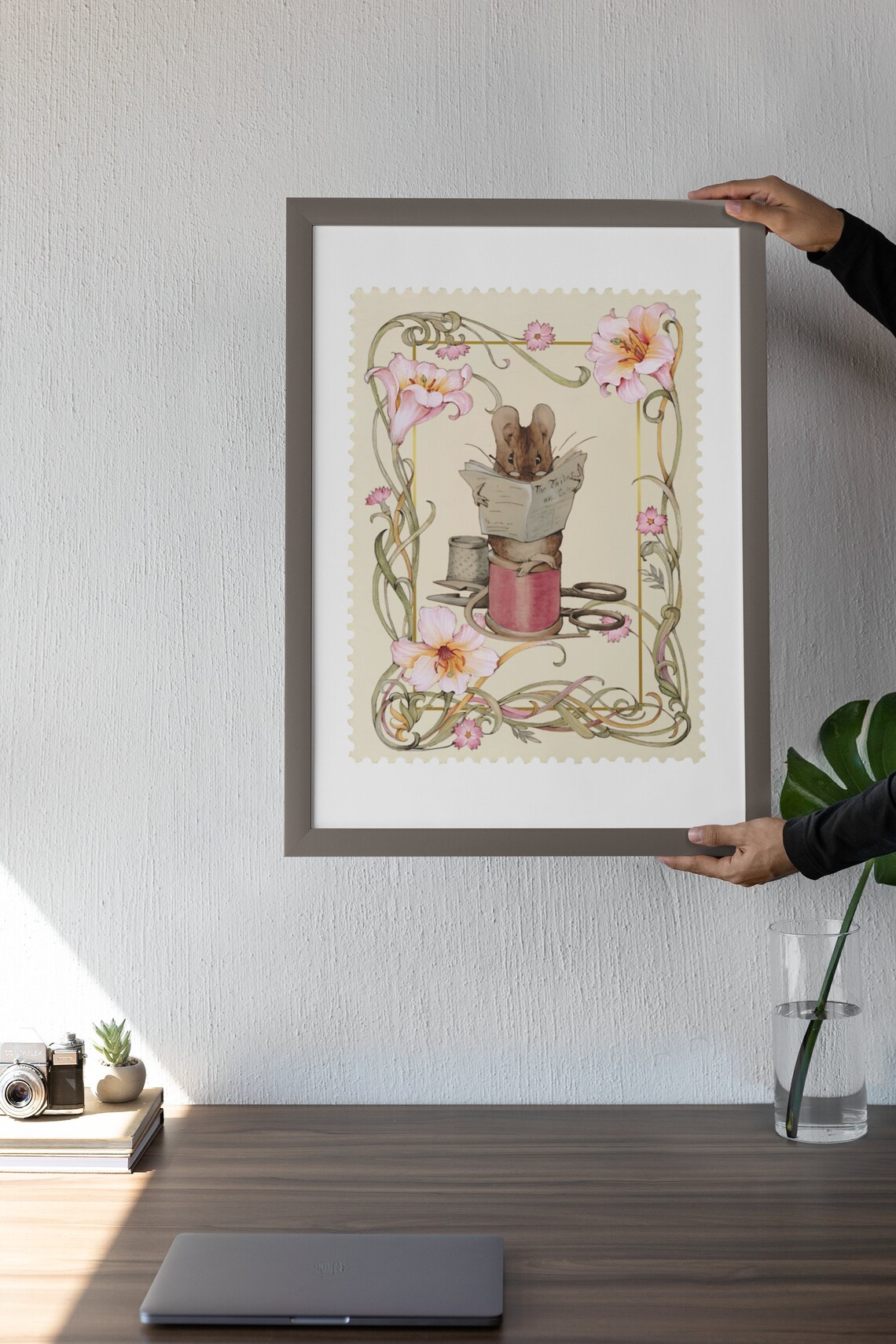 Peter Rabbit Cards Beatrix Potter Vintage Post Stamps Separate Digital ...