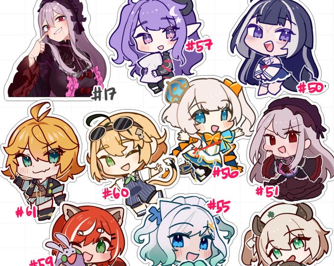 Vtuber Peekers - Etsy