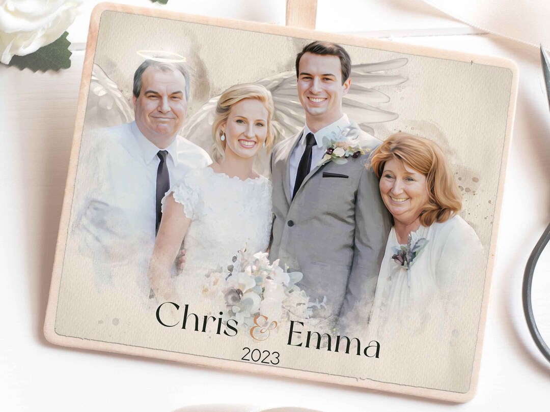 Custom Memorial Painting for Remembering A Loved One, Add Deceased to ...