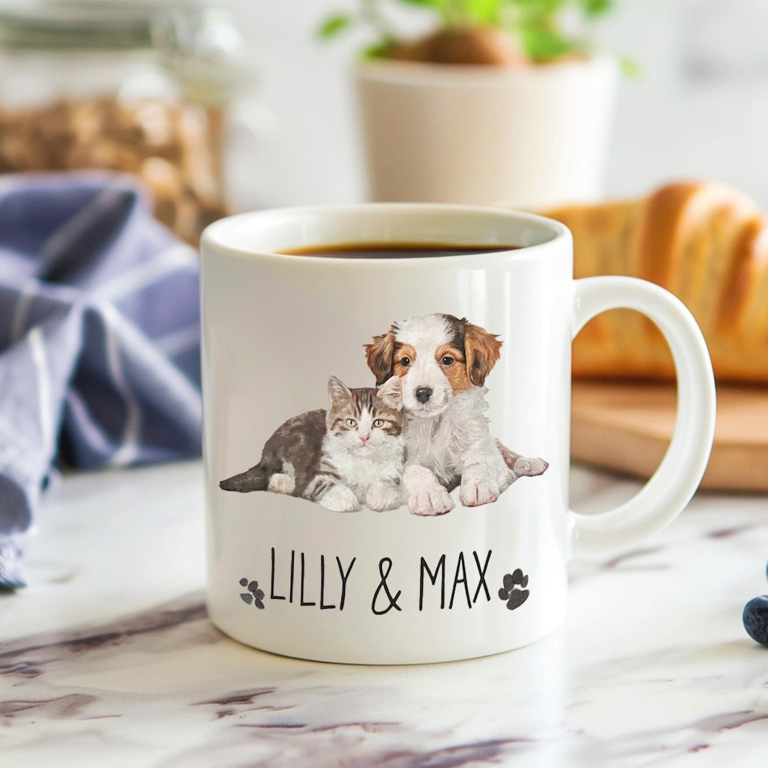 Pet Portrait Mug, Custom Pet Mug, Custom Coffee Mug Picture ...