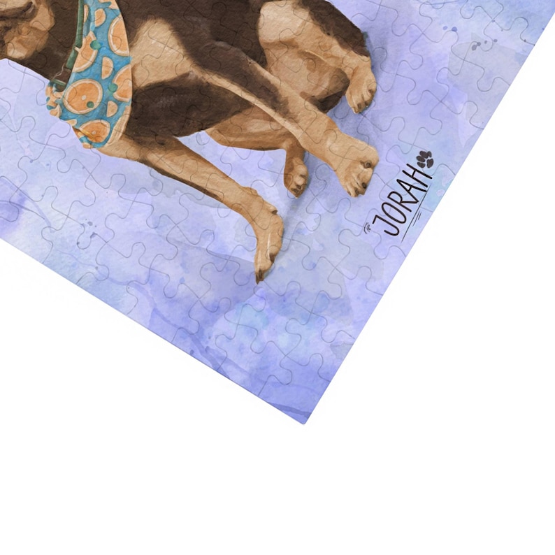 Personalized Pet Photo Puzzle, Pet Portrait From Photo, Jigsaw Puzzle ...
