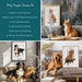Personalized Memorial Pet Drawing, Custom Dog Portrait From Photo ...