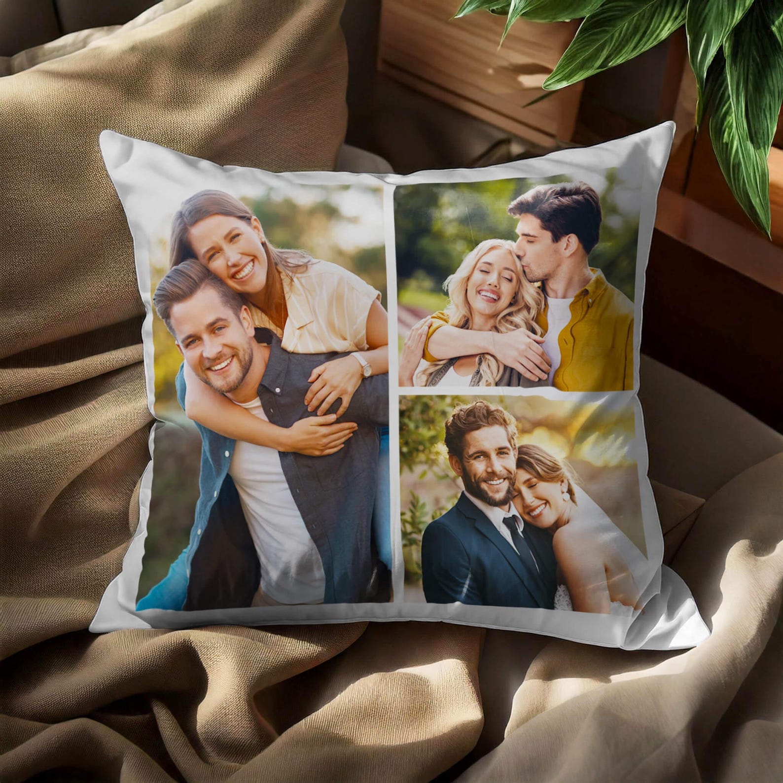 Personalized Photo Collage Pillow, Couch Throw Pillows, Photo Pillows ...