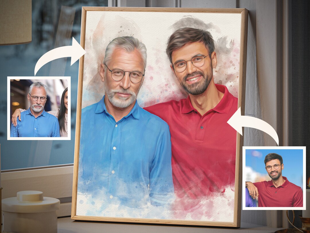 Personalized Sympathy Drawing for Loss of Husband, Unique Bereavement ...