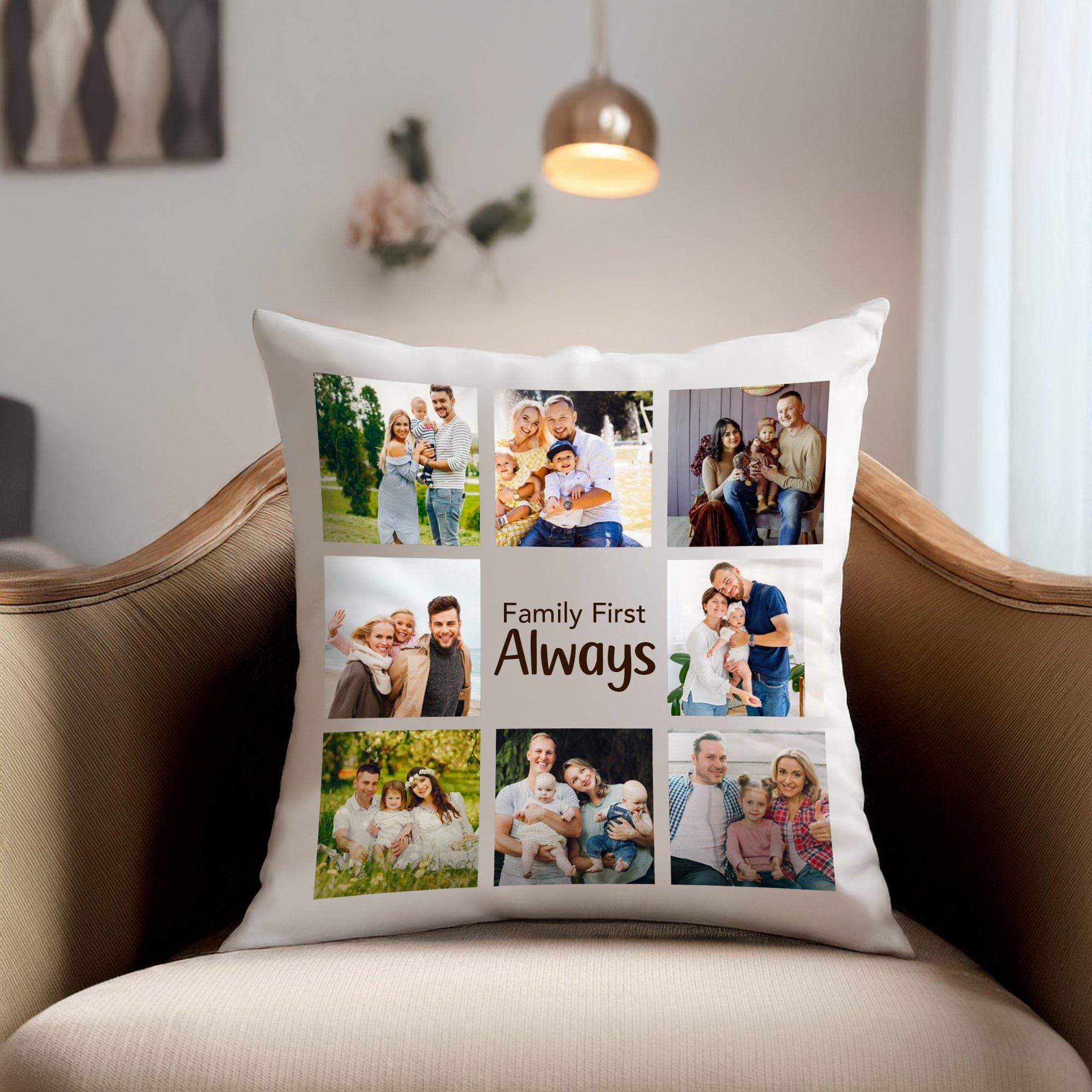 Custom Photo Collage Pillow, Family Photo Pillow, Decorative Pillows ...