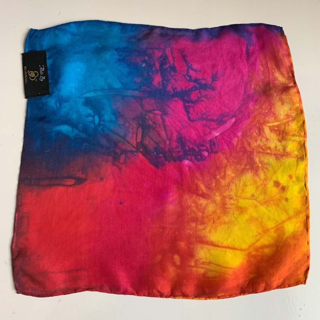Prophetic Prayer Cloth - Hand Dyed Silk - Custom Dyed Silk - Christian ...