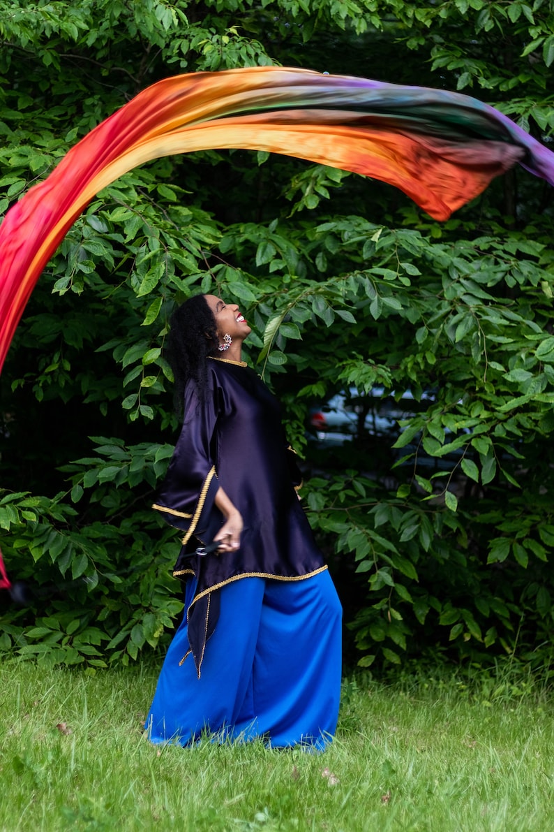 Prophetic Silk Veil Poi 2 in 1 VEIL POI - Etsy