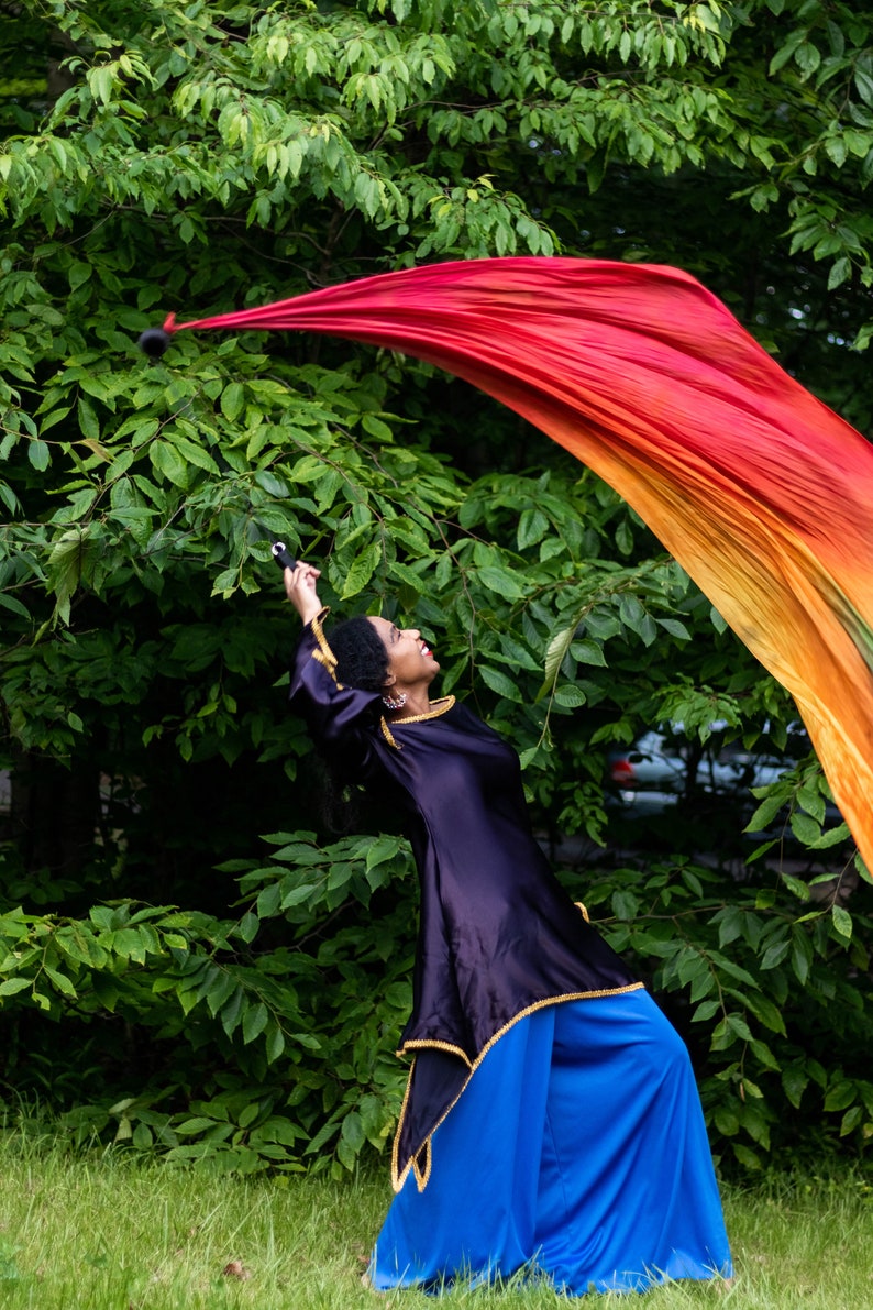 Prophetic Silk Veil Poi 2 in 1 VEIL POI - Etsy