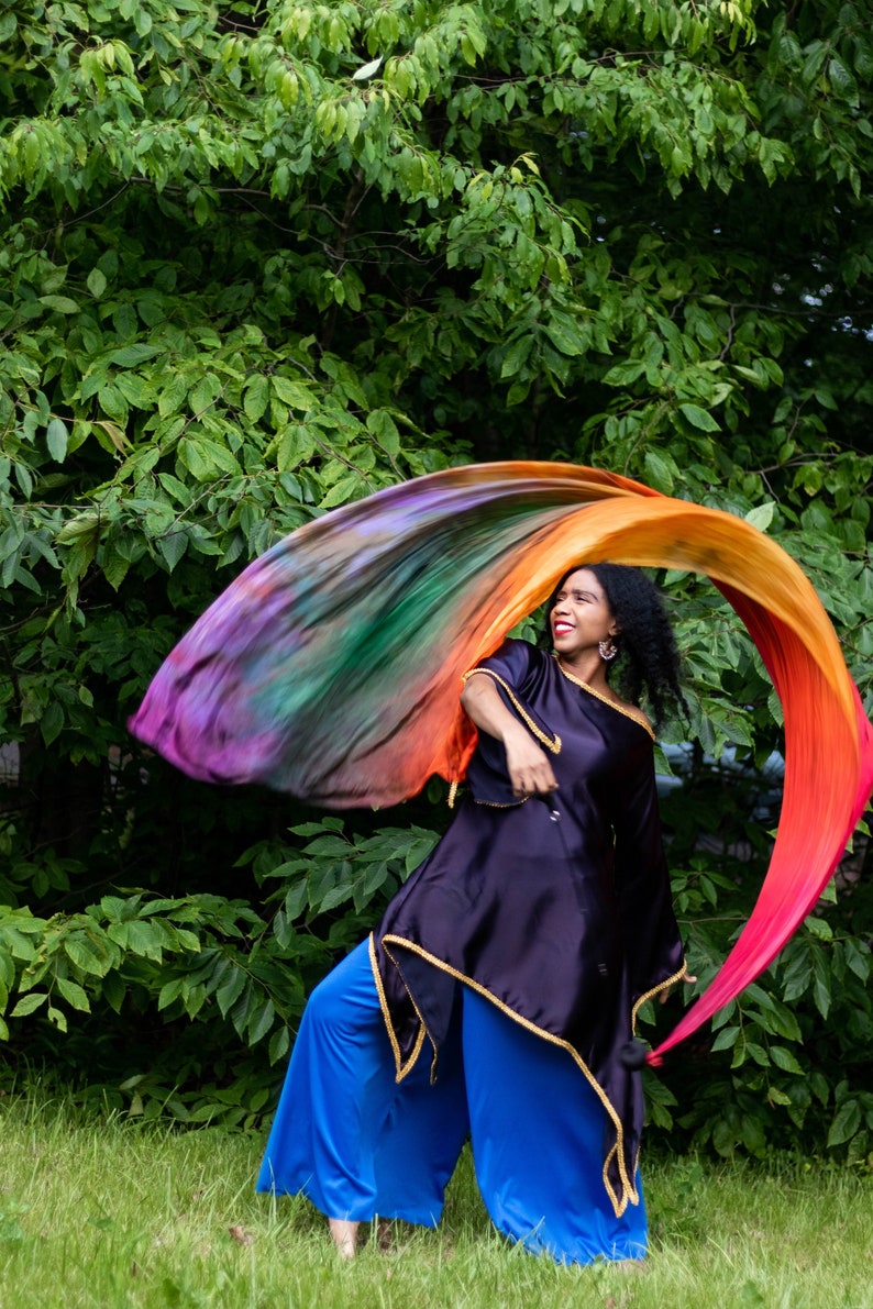 Prophetic Silk Veil Poi 2 in 1 VEIL POI - Etsy